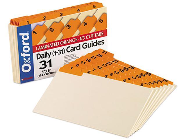 Click here for Oxford 05832 Laminated Index Card Guides  Daily  1... prices