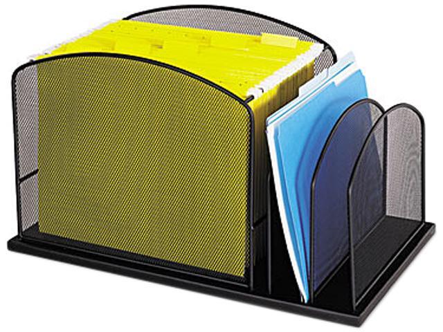 Click here for Safco 3259BL Steel Mesh Desktop Hanging File  Thre... prices