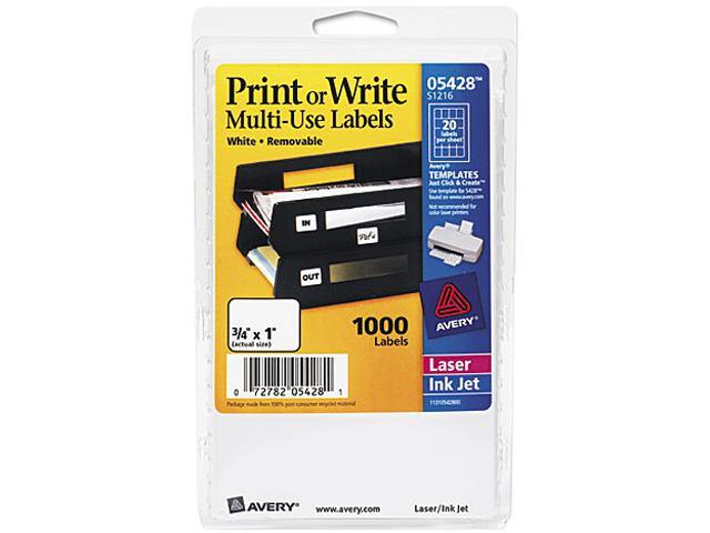 Click here for Avery 05428 Print or Write Removable Multi-Use Lab... prices