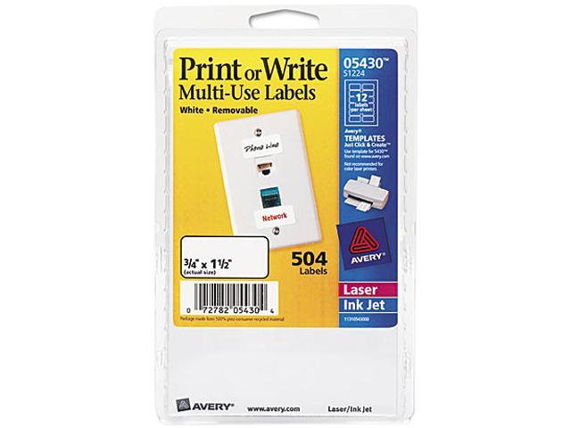 Click here for Avery 05430 Print or Write Removable Multi-Use Lab... prices