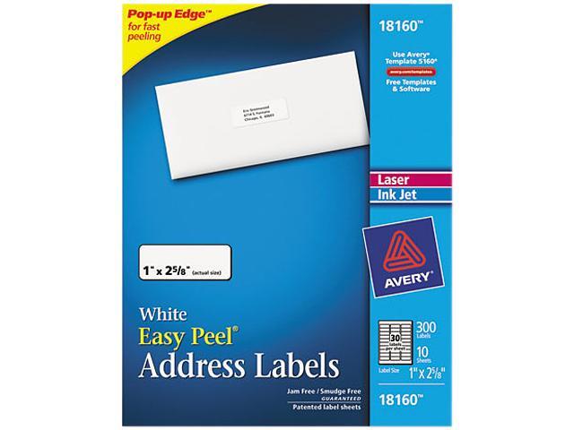 Click here for Avery 18160 Inkjet Address Labels  1 x 2-5/8  Whit... prices