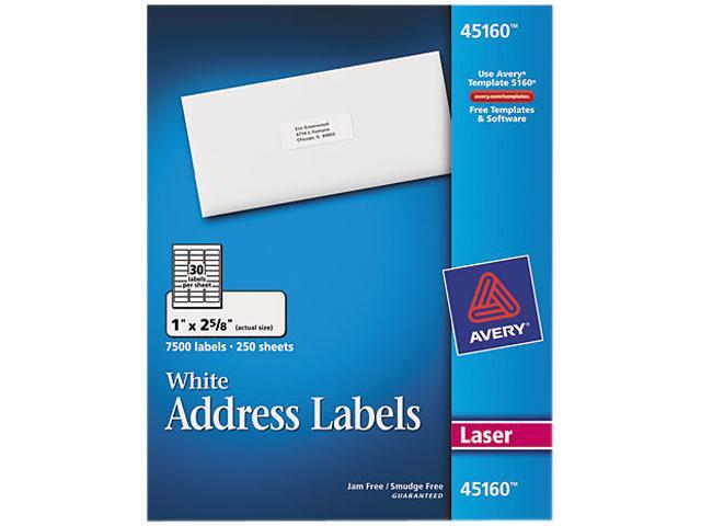 Click here for Avery 45160 Address Labels  1 x 2-5/8  White  7500... prices