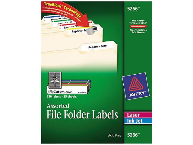 Click here for Avery 5266 Permanent Adhesive Laser/Inkjet File Fo... prices