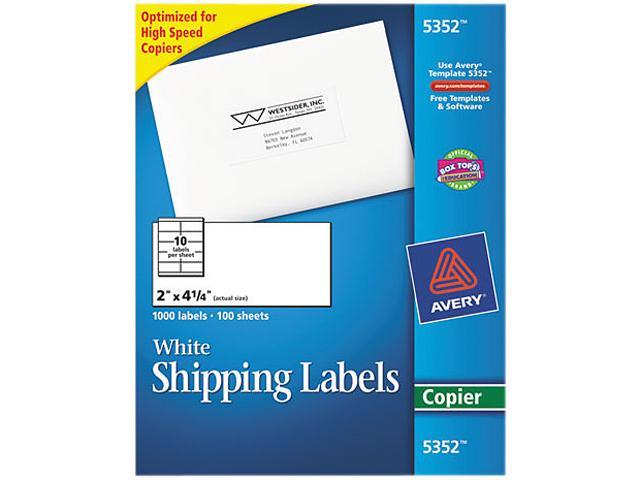 Click here for Avery 5352 Self-Adhesive Shipping Labels for Copie... prices