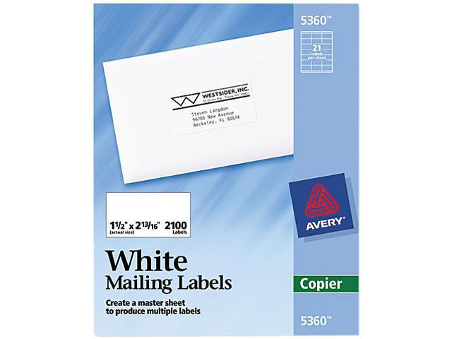 Click here for Avery 5360 Self-Adhesive Address Labels for Copier... prices