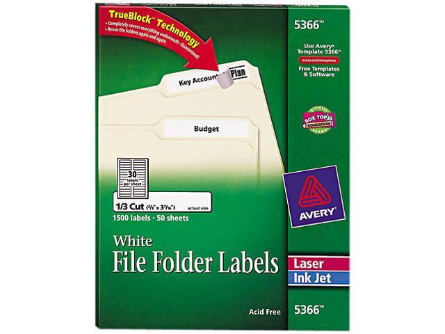 Click here for Avery 1/3 Tab File Folder Lables  White  1 500 prices