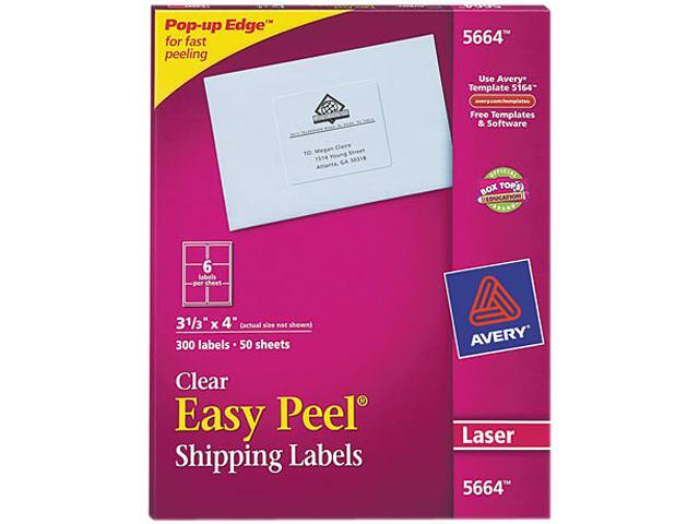 Click here for Avery Matte Clear Shipping Labels  Sure Feed Techn... prices