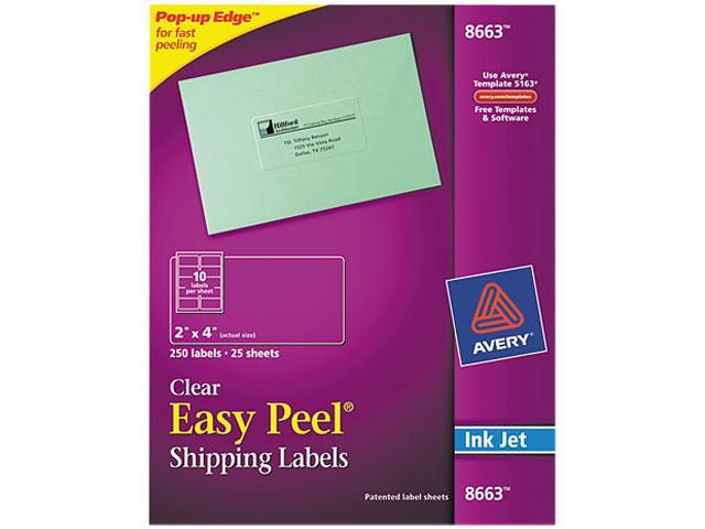 Click here for Avery Matte Clear Shipping Labels  Sure Feed Techn... prices