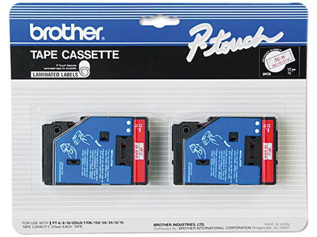 Click here for Brother TC11 P-touch Laminated Tape  2 pk 12mm (0.... prices