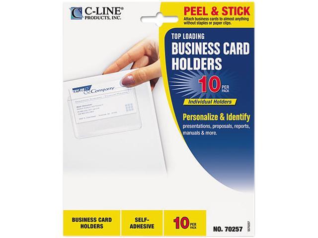 Click here for C-line 70257 Self-Adhesive Business Card Holders... prices