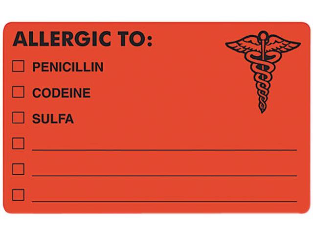 Click here for Tabbies 00488 Drug Allergy Medical Warning Labels... prices
