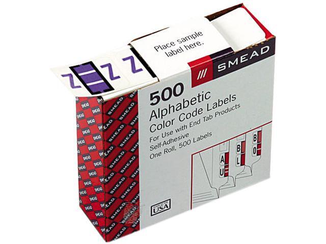 Click here for Smead 67096 A-Z Color-Coded Bar-Style End Tab Labe... prices
