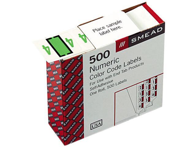 Click here for Smead 67374 Single Digit End Tab Labels  Number 4... prices