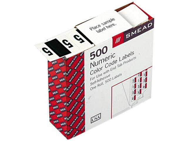Click here for Smead 67375 Single Digit End Tab Labels  Number 5... prices
