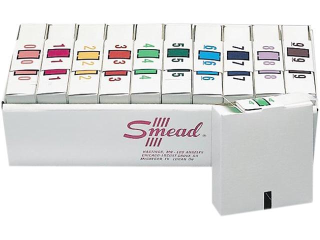 Click here for Smead 67380 Single Digit End Tab Labels Color 0-9... prices