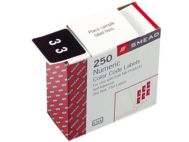 Click here for Smead 67423 Single Digit End Tab Labels  Number 3... prices