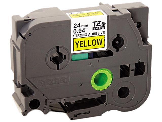 Click here for Brother 24mm (1) Black on Yellow Extra Strength Su... prices