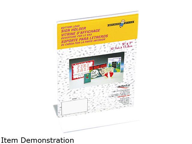 Click here for deflect-o 69101 Stand-Up Double-Sided Sign Holder... prices
