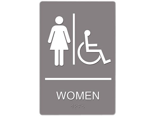 Click here for Headline Sign 4814 ADA Sign  Women Restroom Wheelc... prices