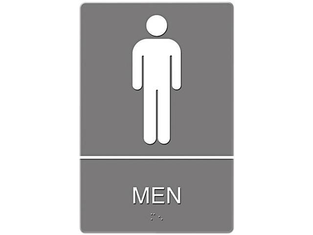 Click here for Headline Sign 4817 ADA Sign  Men Restroom Symbol w... prices