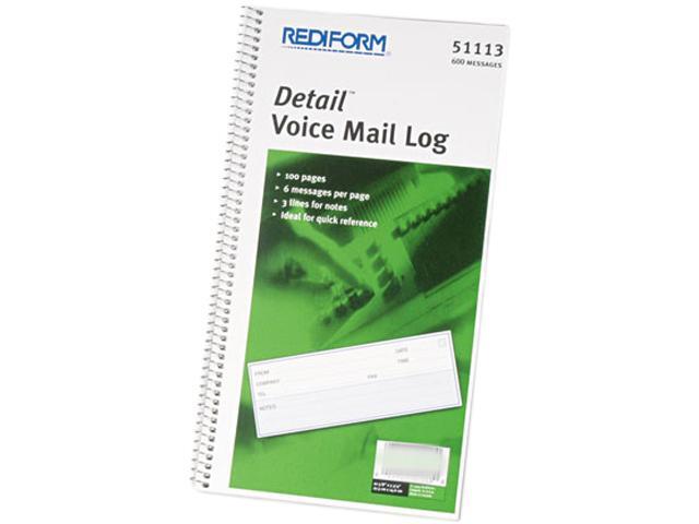 Click here for Rediform 51113 Voice Mail Wirebound Log Books  5-5... prices