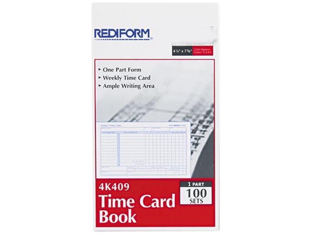 Click here for Rediform 4K409 Employee Time Card  Weekly  4-1/4 x... prices