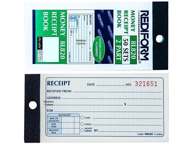 Click here for Rediform 8L820 Small Money Receipt Book  5 x 2 3/4... prices