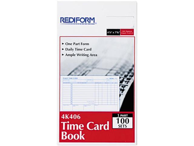 Click here for Rediform 4K406 Employee Time Card  Daily  Two-Side... prices