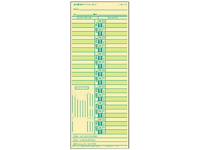 Click here for Tops 1275 Time Card for Lathem  Bi-Weekly  Two-Sid... prices