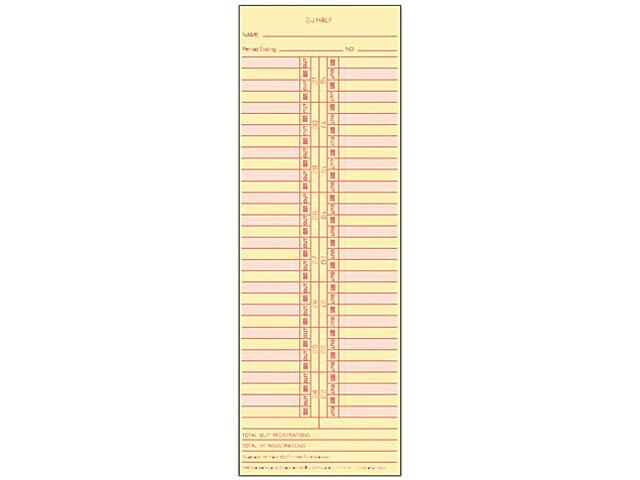Click here for Tops 1276 Time Card for Cincinnati/Lathem/Simplex/... prices