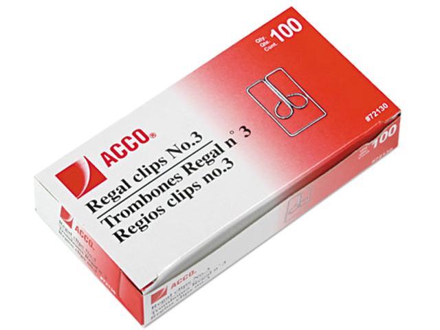 Click here for Acco 72130 Regal Clips  Steel Wire  1  Silver  100... prices