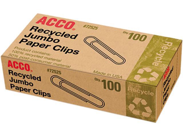 Click here for Acco 72525 Recycled Paper Clips  Jumbo  100/Box  1... prices