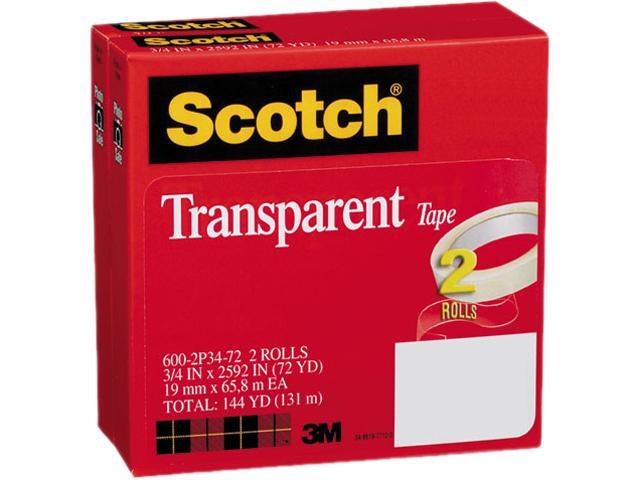 Click here for Scotch 600-2P34-72 Transparent Tape 600-2P34-72  3... prices