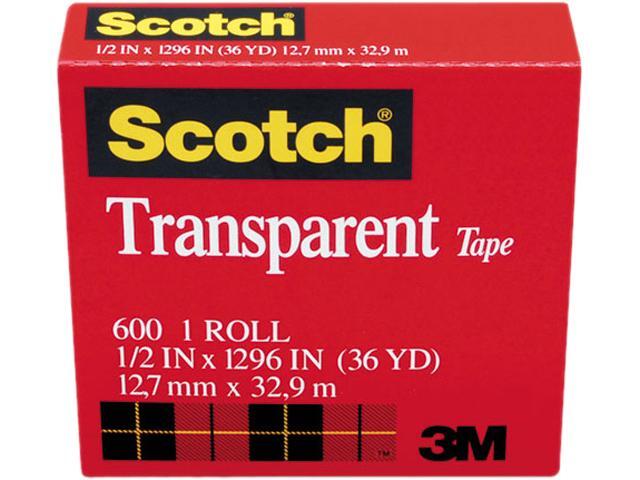 Click here for Scotch 600121296 Transparent Glossy Tape  1/2 x 12... prices