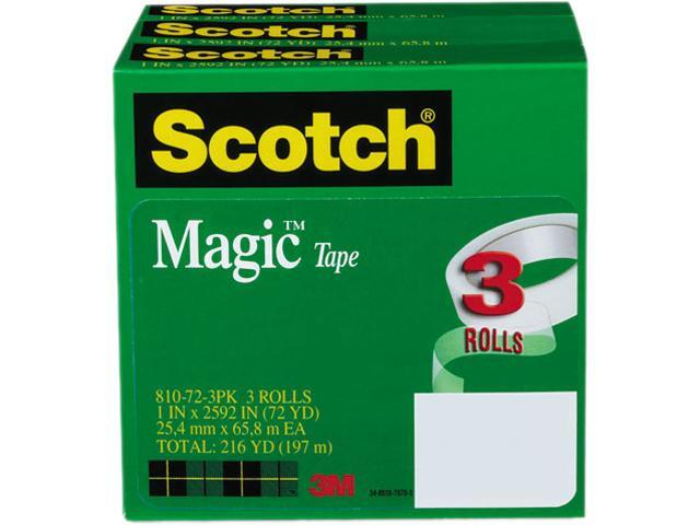 Click here for Scotch 810-72-3PK Magic Tape  1 x 2592  3 Core  3... prices