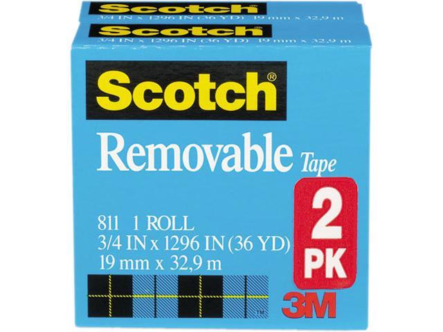 Click here for Scotch 811-2PK Removable Tape 811-2PK  3/4 x 1296... prices