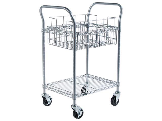Click here for Safco 5235GR Wire Mail Cart  600lbs  18-3/4w x 26-... prices