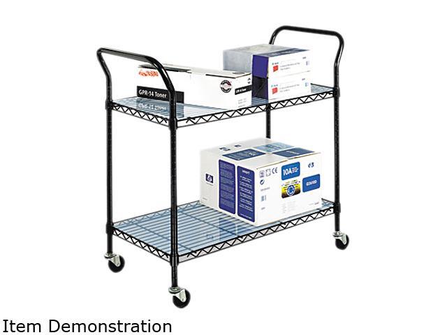 Click here for Safco 5337BL Wire Utility Cart  2-Shelf  43-3/4w x... prices