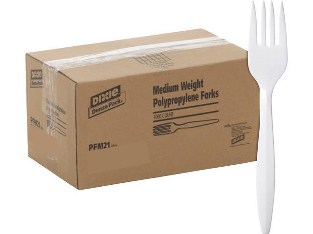 Click here for Dixie PFM21 Plastic Tableware  Mediumweight Forks... prices