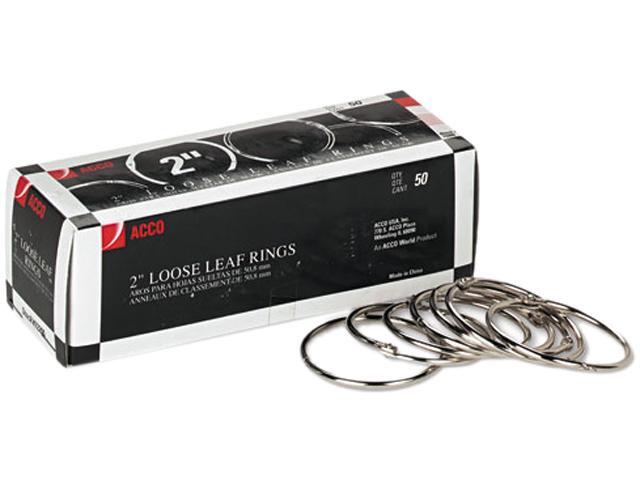 Click here for ACCO ACC72205 Metal Book Rings  2 Diameter  50 Rin... prices