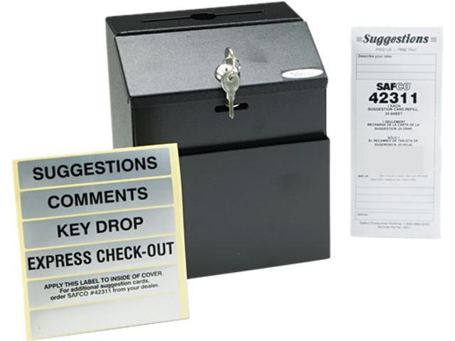 Click here for Safco 4232BL Steel Suggestion/Key Drop Box with Lo... prices