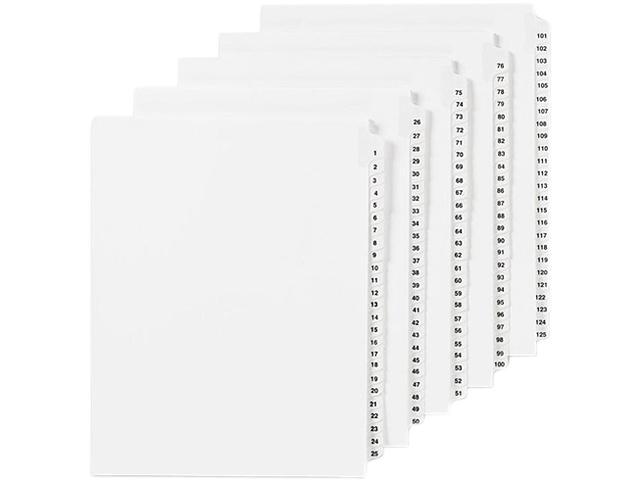 Click here for Avery 01016 Avery-Style Legal Side Tab Divider  Ti... prices