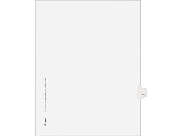 Click here for Avery 01018 Avery-Style Legal Side Tab Divider  Ti... prices