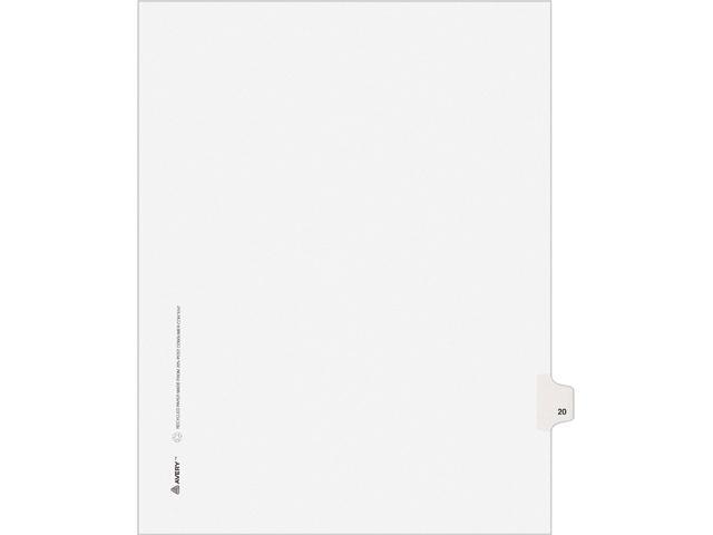 Click here for Avery 01020 Avery-Style Legal Side Tab Divider  Ti... prices