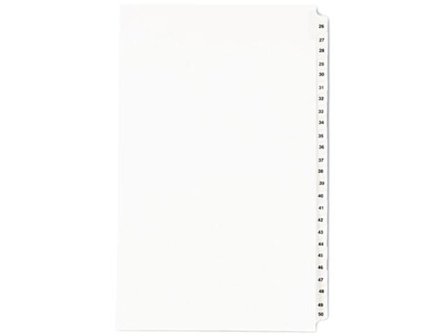 Click here for Avery 01431 Avery-Style Legal Side Tab Divider  Ti... prices