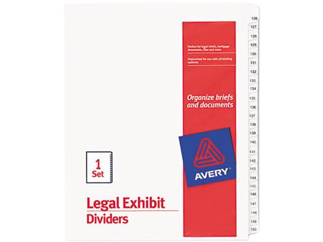 Click here for Avery 01706 Allstate-Style Legal Side Tab Dividers... prices