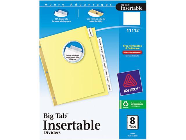 Click here for Avery 11112 WorkSaver Big Tab Reinforced Dividers... prices