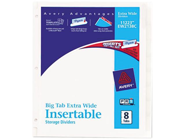 Click here for Avery 11223 WorkSaver Big Tab Extrawide Dividers... prices