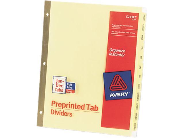 Click here for Avery 11307 Gold Reinforced Laminated Tab Dividers... prices