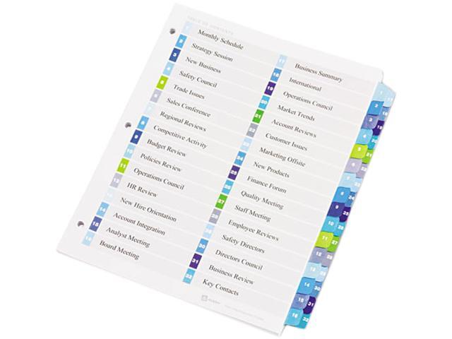 Click here for Avery 11322 Ready Index Two-Column Table of Conten... prices